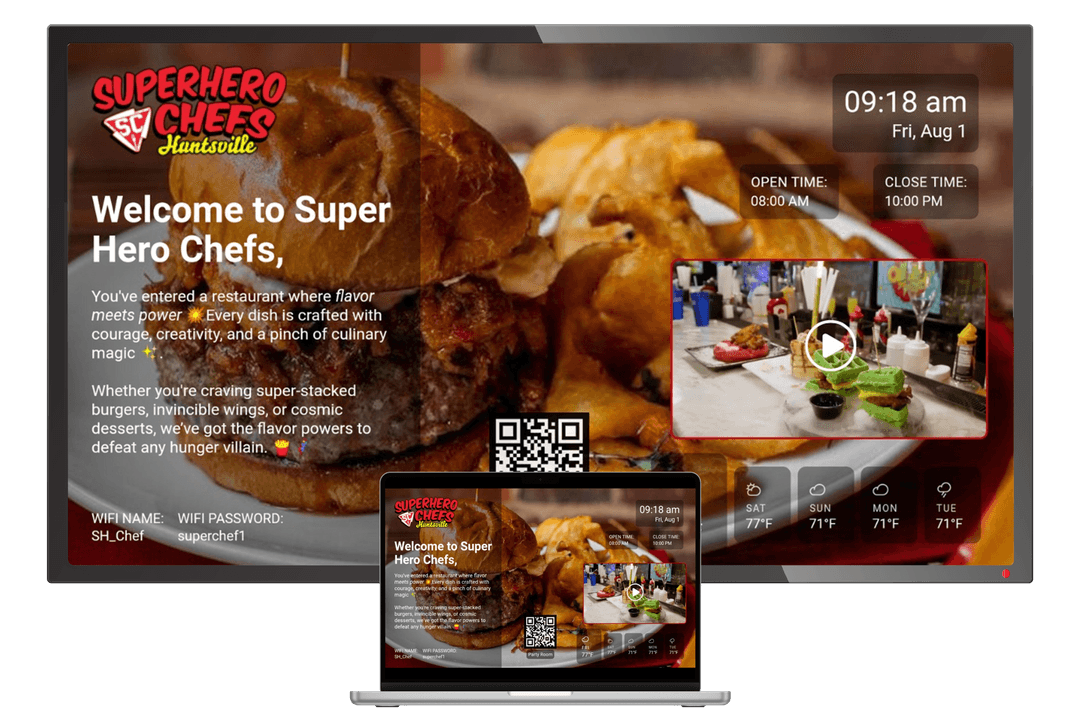 Hello Guest Screen