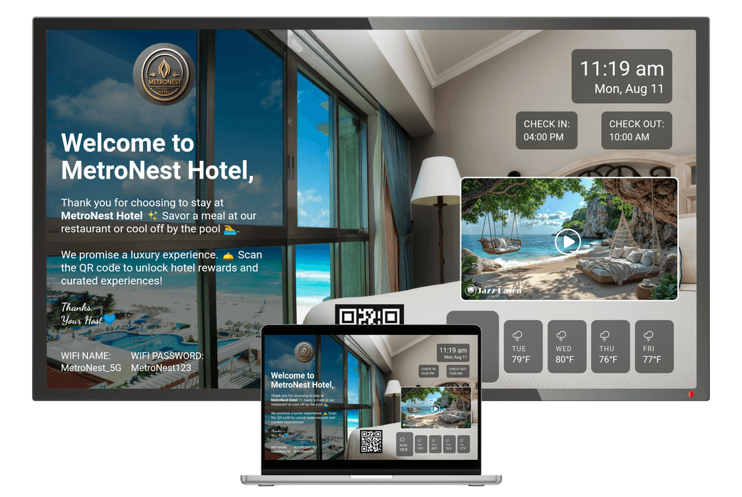 Hello Guest Screen